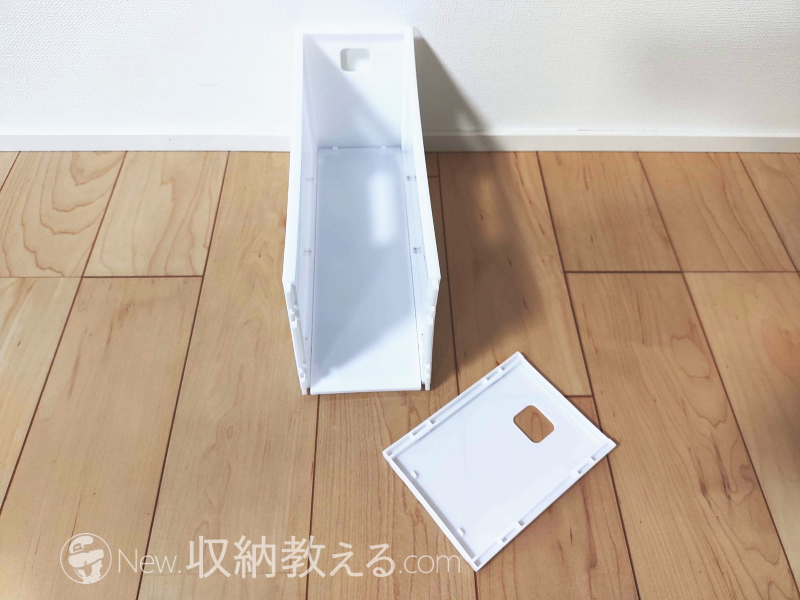 ダイソーの組立収納BOX「SQU-AIR（スクエア）」のコスパは微妙 | New！収納教える．コム